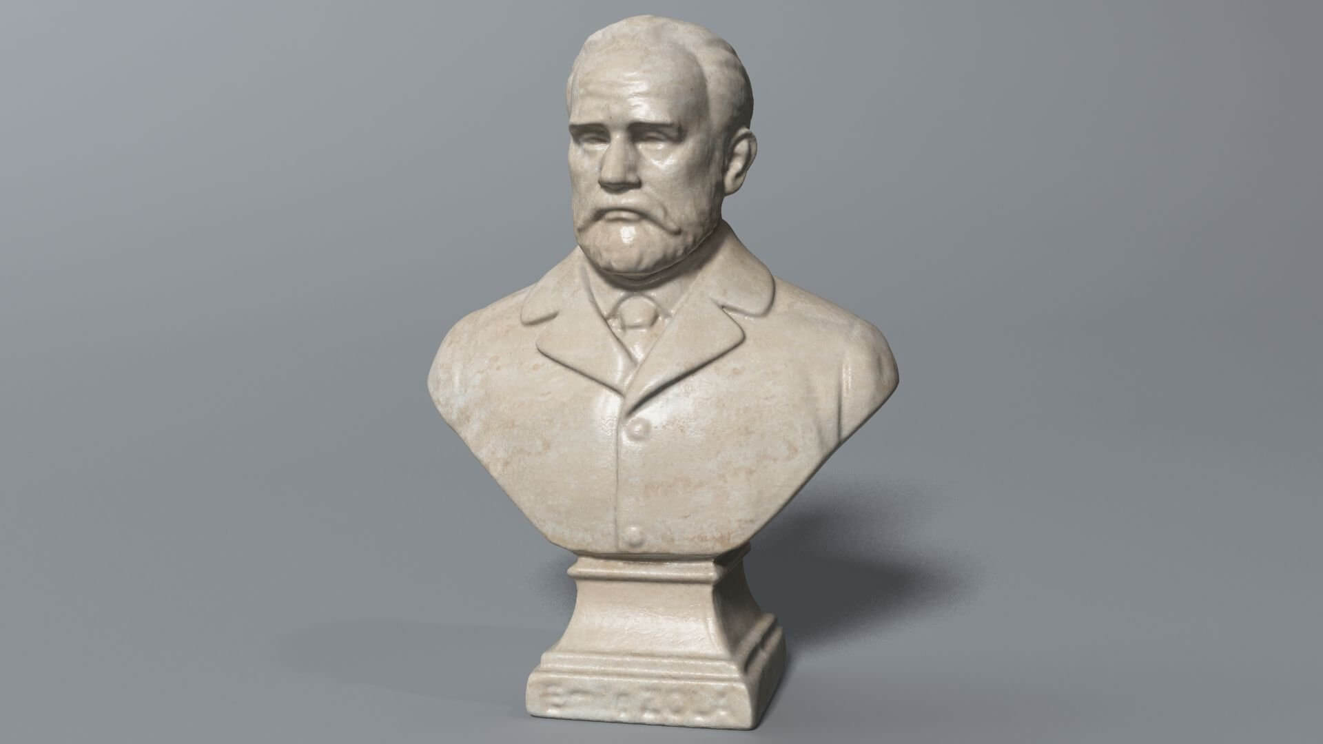 Zola Bust - 3D Model by supercigale
