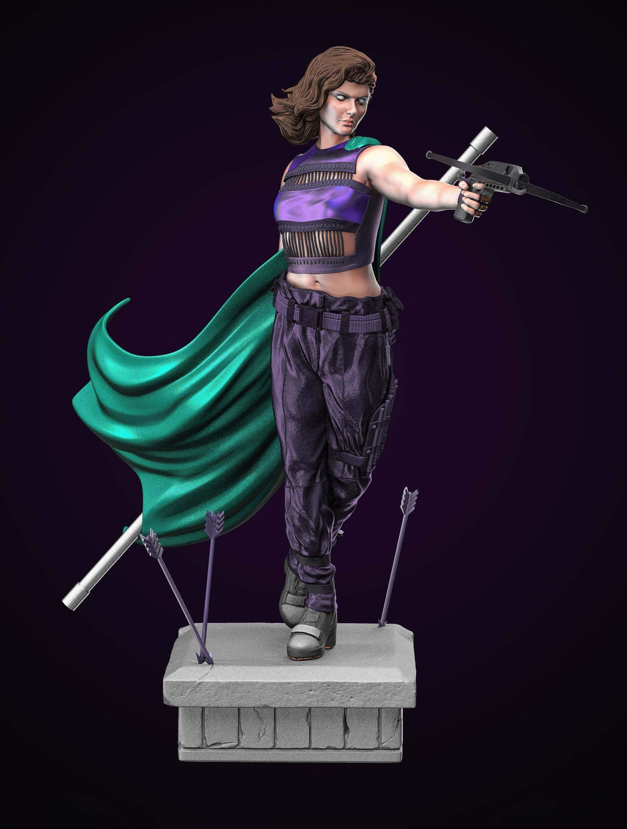 Huntress Birds of Prey - 3D Model by superhero