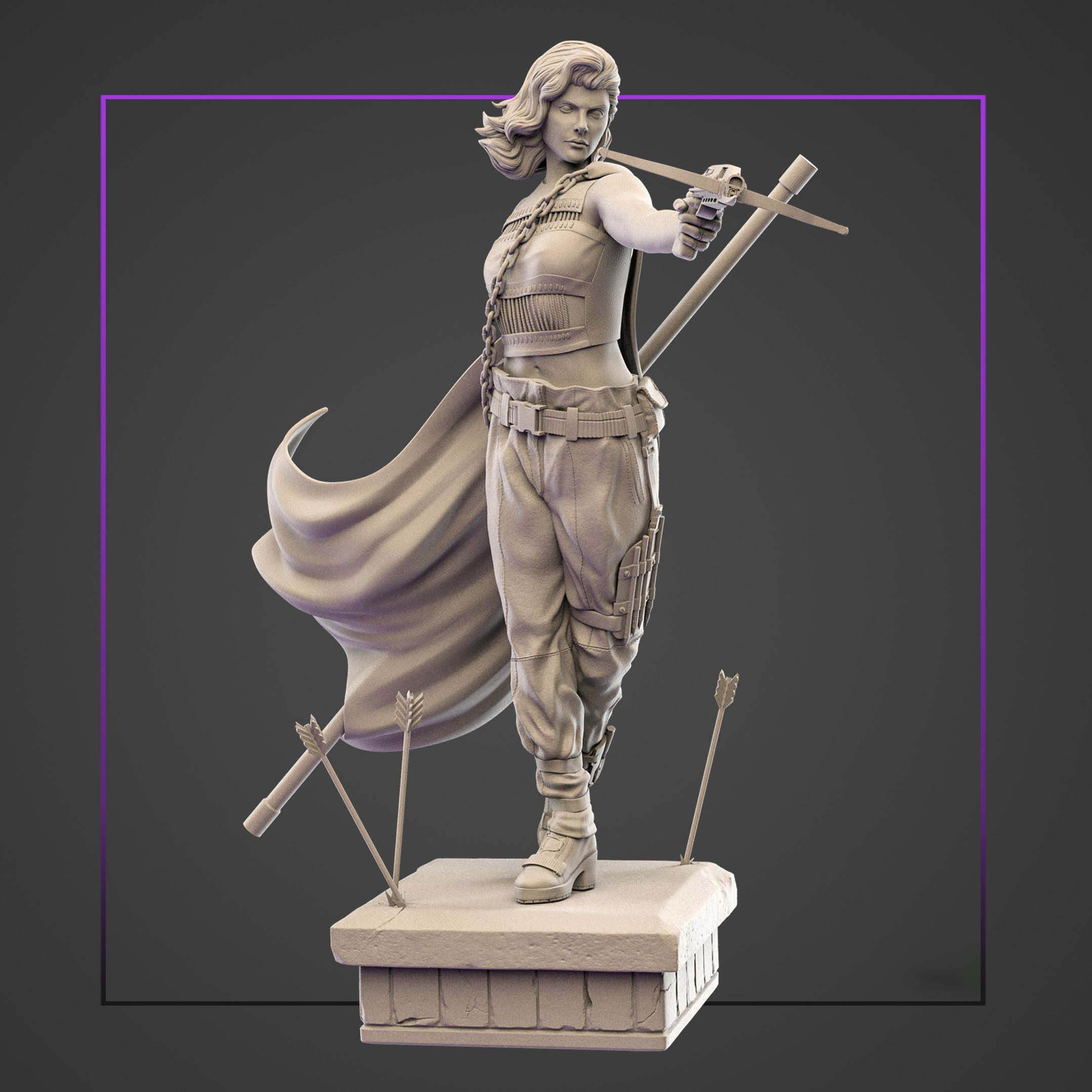 Huntress Birds of Prey - 3D Model by superhero