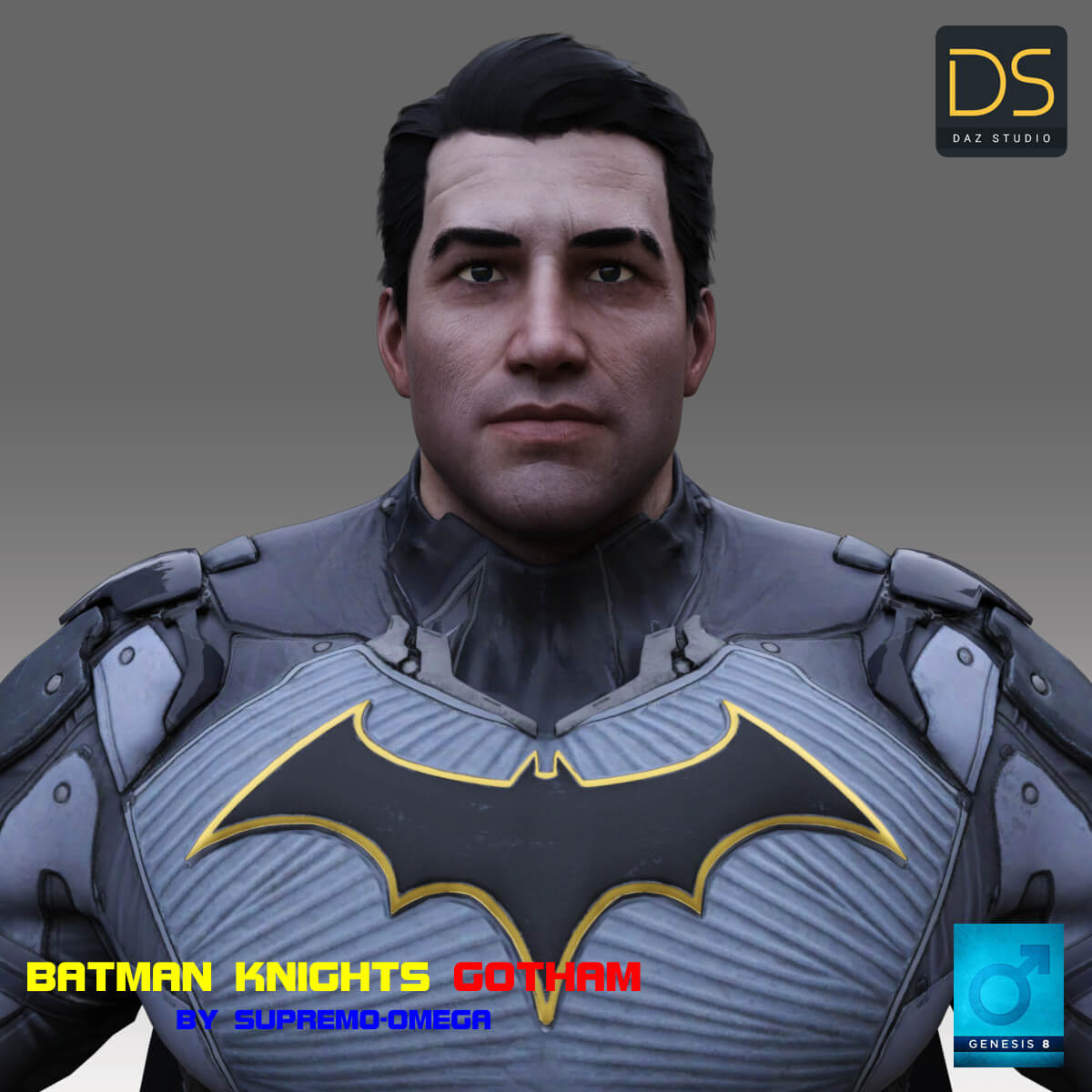 Batman Knights Gotham for G8 Male - Daz Content by supremoomega