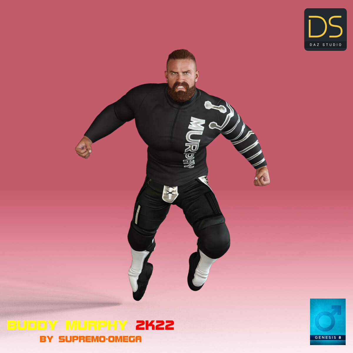 Buddy Murphy 2K22 for G8 Male - Daz Content by supremoomega