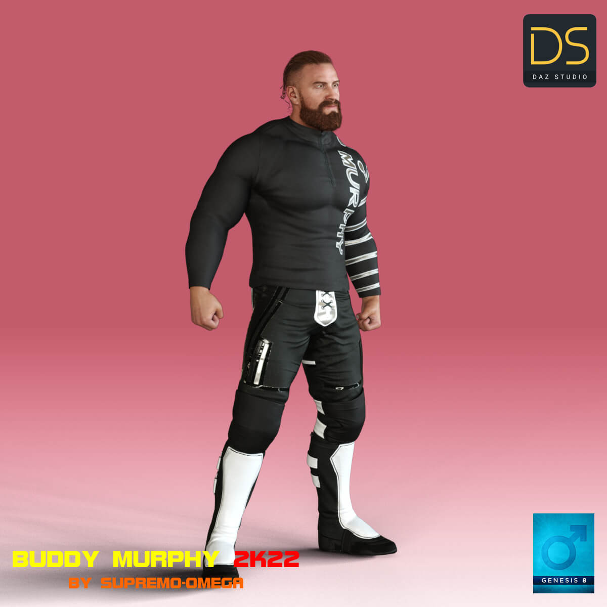 Buddy Murphy 2K22 for G8 Male - Daz Content by supremoomega