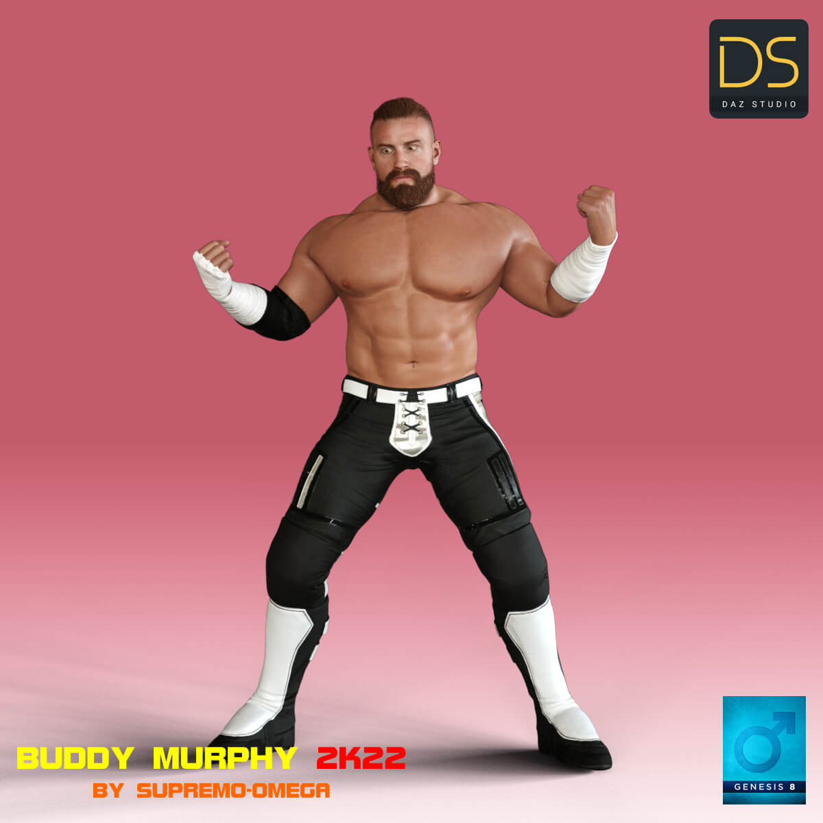 Buddy Murphy 2K22 for G8 Male - Daz Content by supremoomega