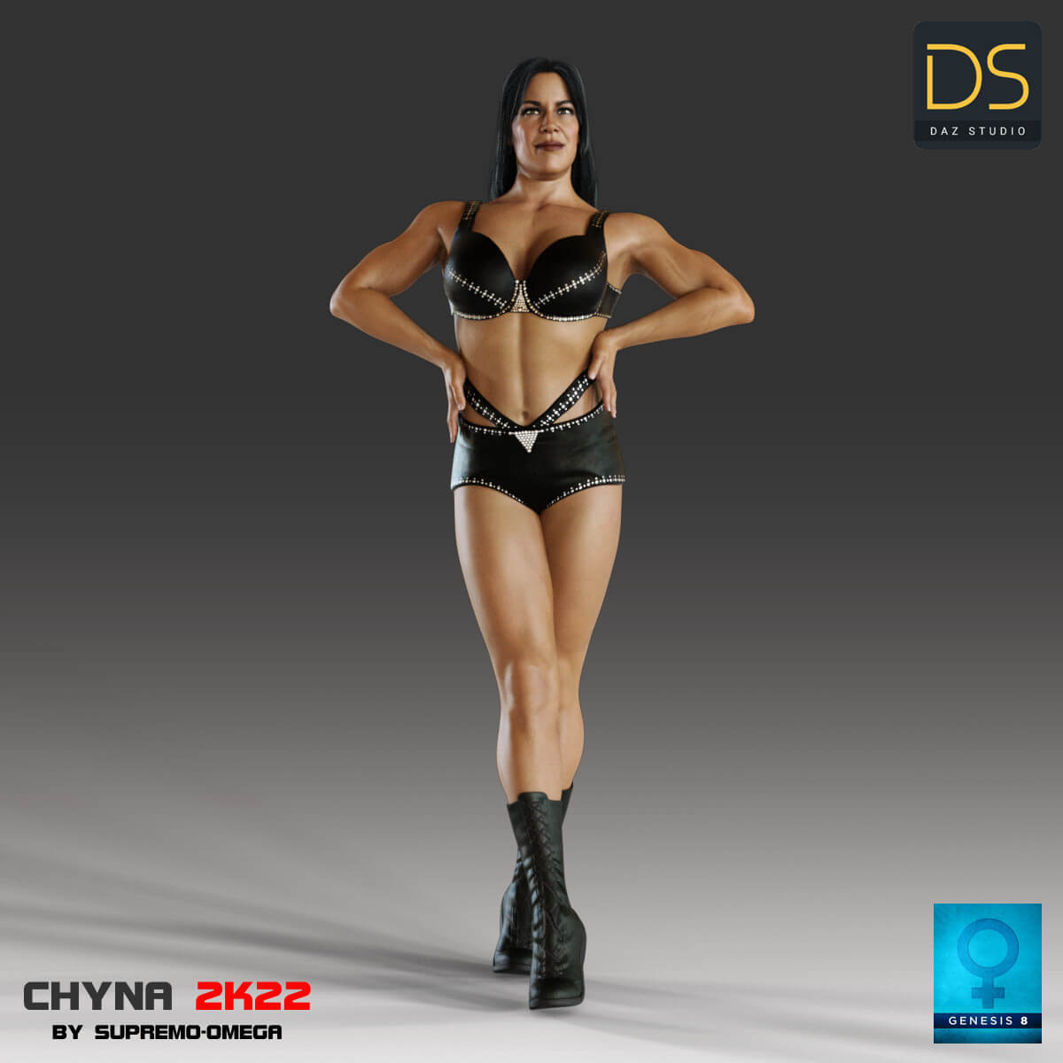 Chyna 2K22 for G8 Female - Daz Content by supremoomega