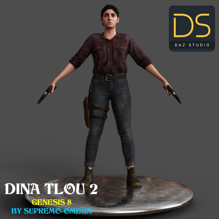 Dina Tlou 2 For Genesis 8 Female - Daz Content by supremoomega