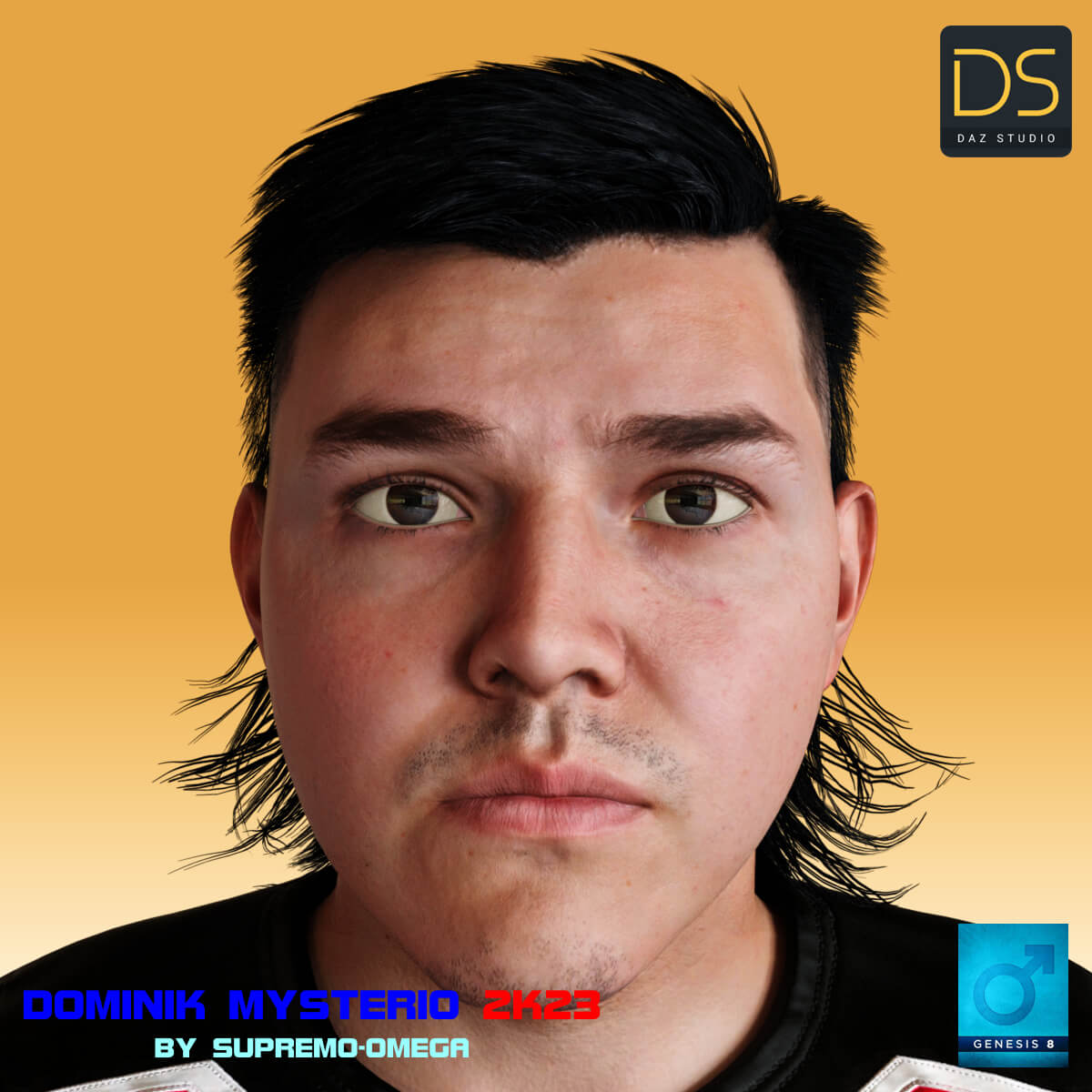 Dominik Mysterio 2K23 for G8 Male - Daz Content by supremoomega