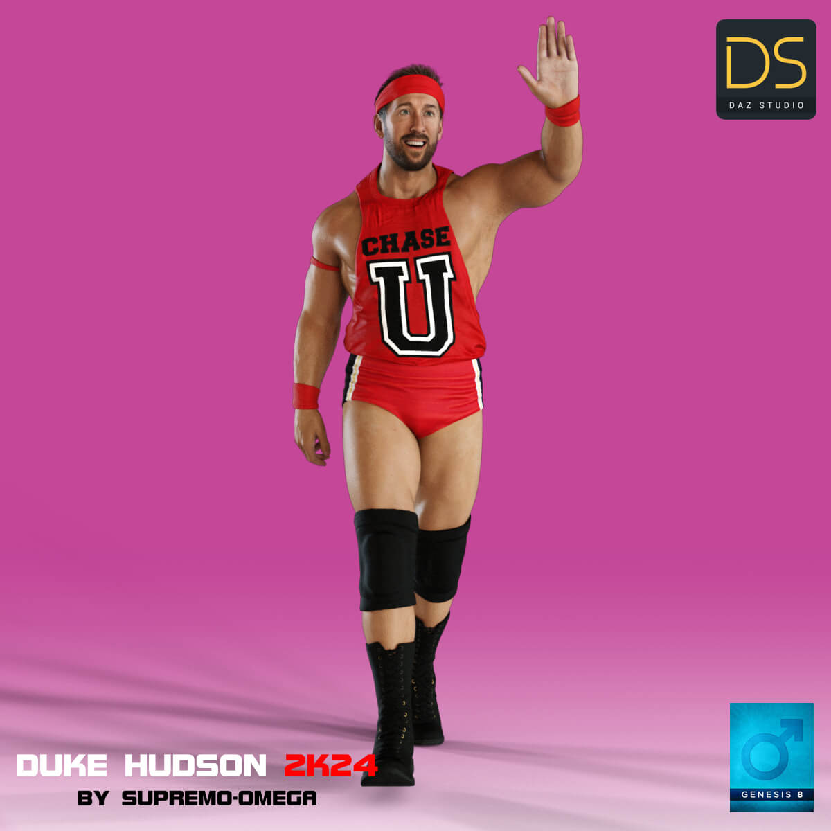 Duke Hudson 2K24 for G8 Male - Daz Content by supremoomega