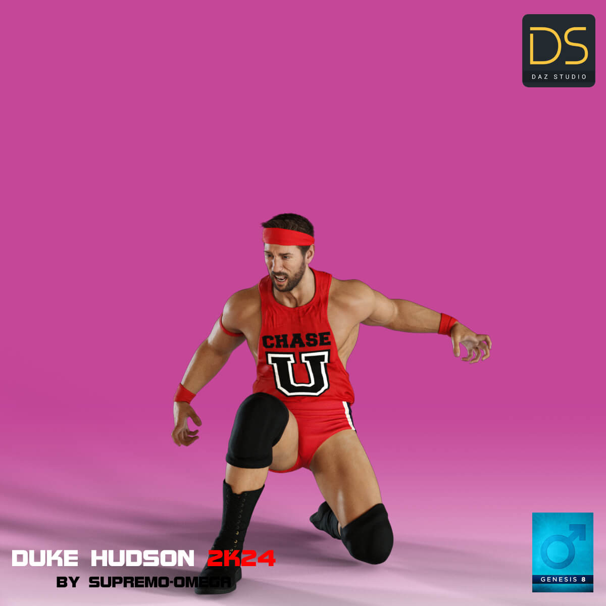 Duke Hudson 2K24 for G8 Male - Daz Content by supremoomega
