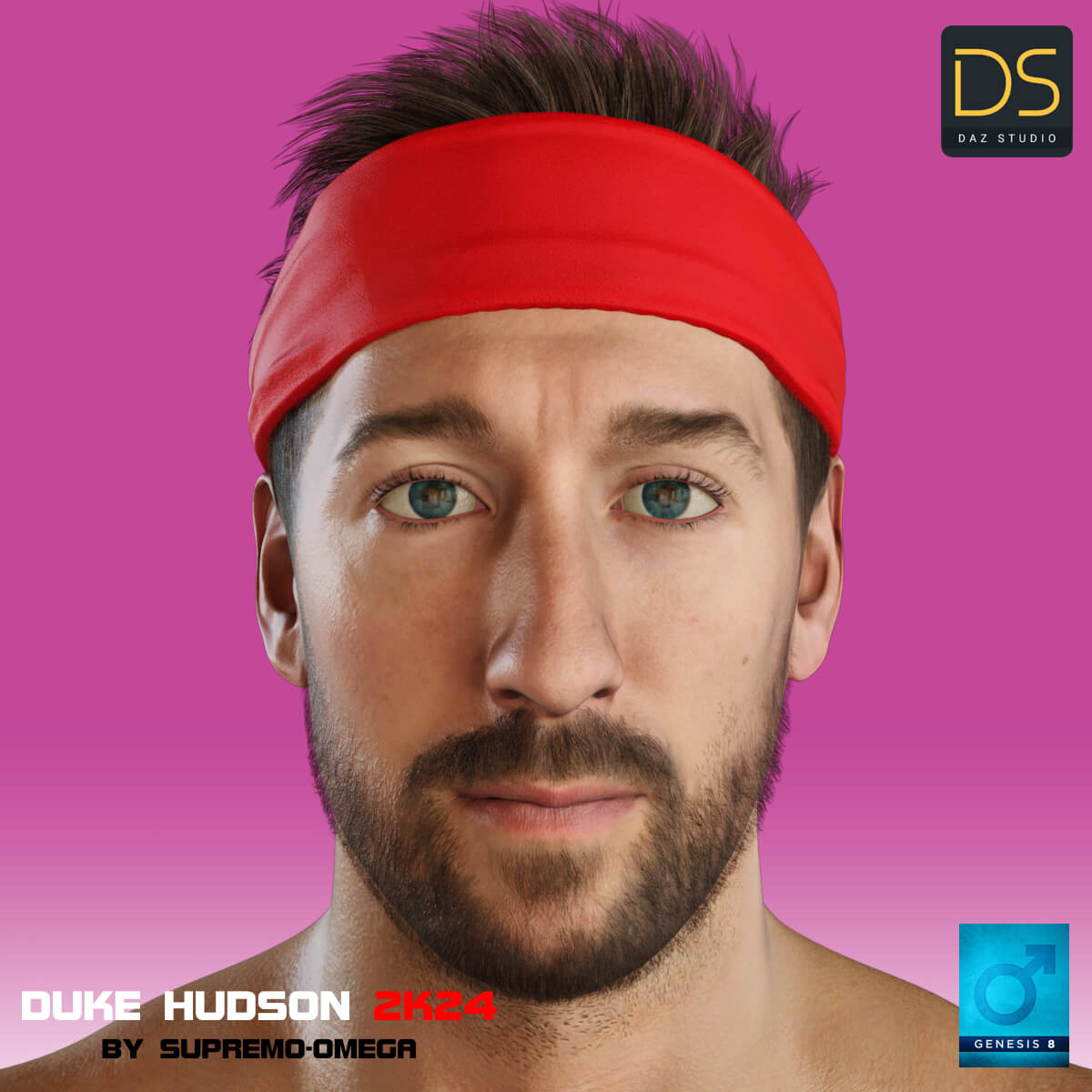 Duke Hudson 2K24 for G8 Male - Daz Content by supremoomega