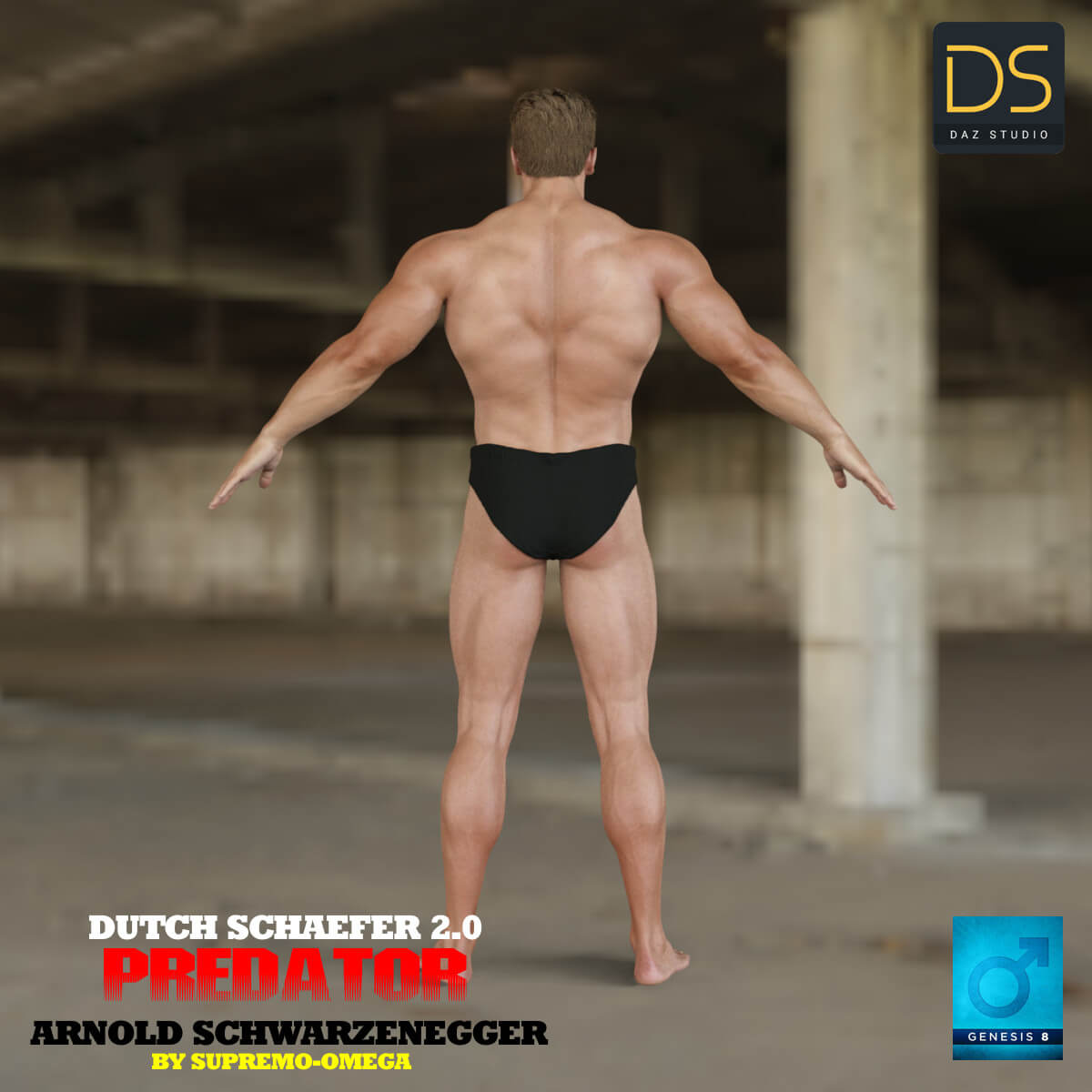 Dutch Schaefer and Rambo for G8 Male by supremoomega