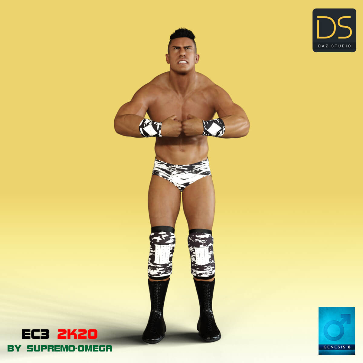 EC3 2K20 for G8 Male - Daz Content by supremoomega