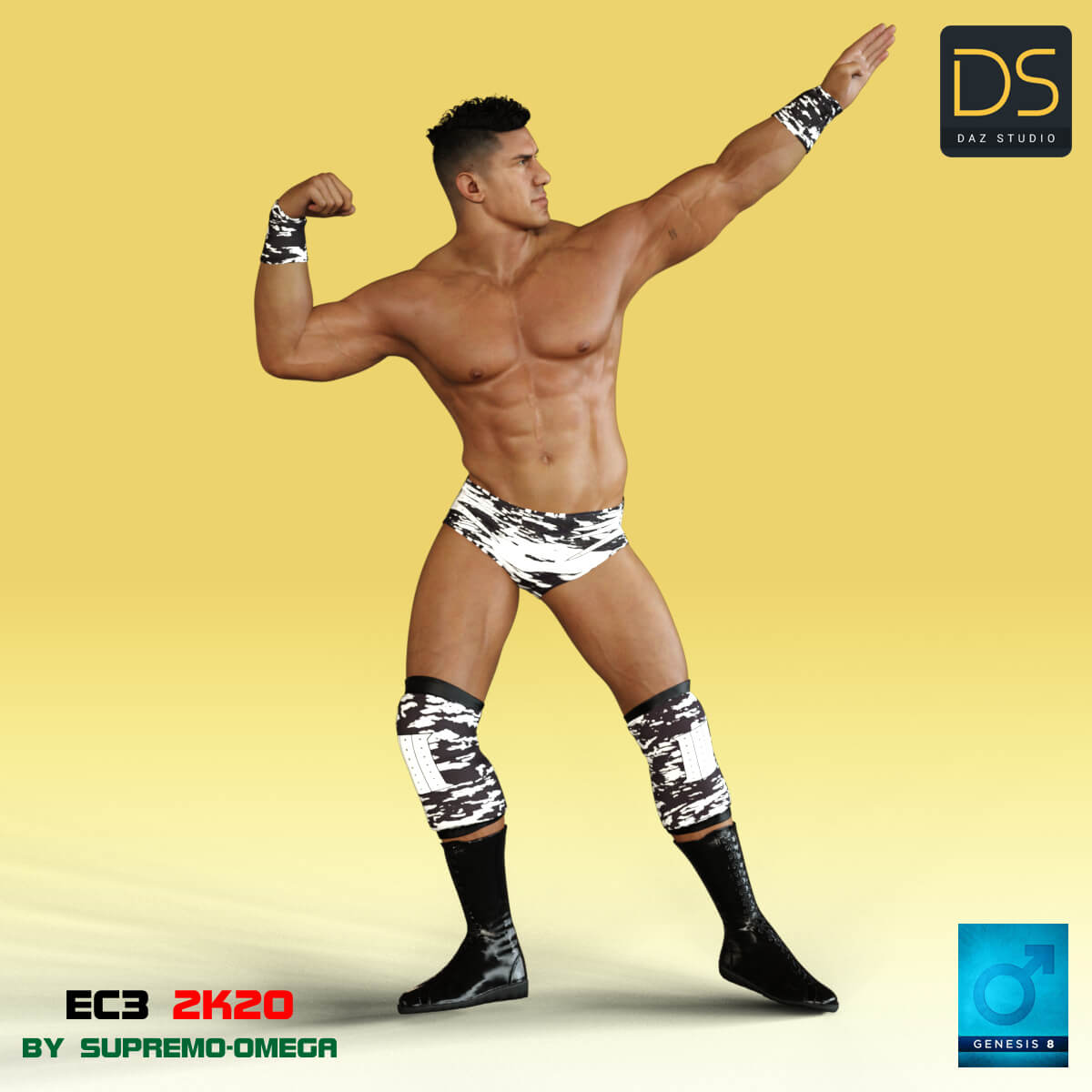 EC3 2K20 for G8 Male - Daz Content by supremoomega