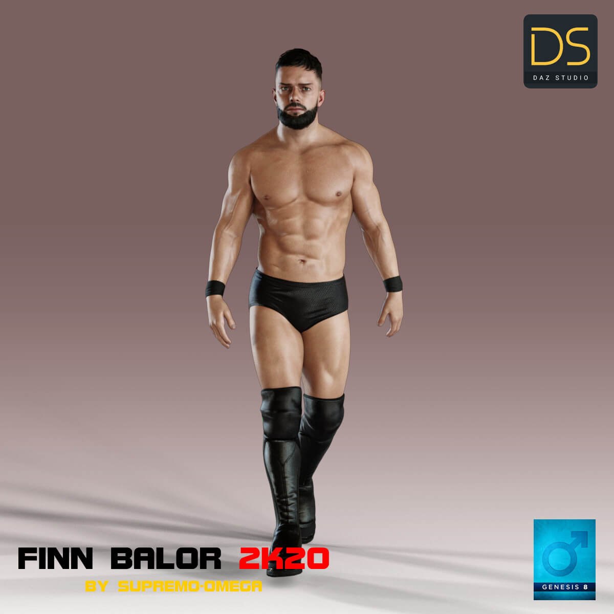 Finn Balor 2k20 for G8 Male - Daz Content by supremoomega