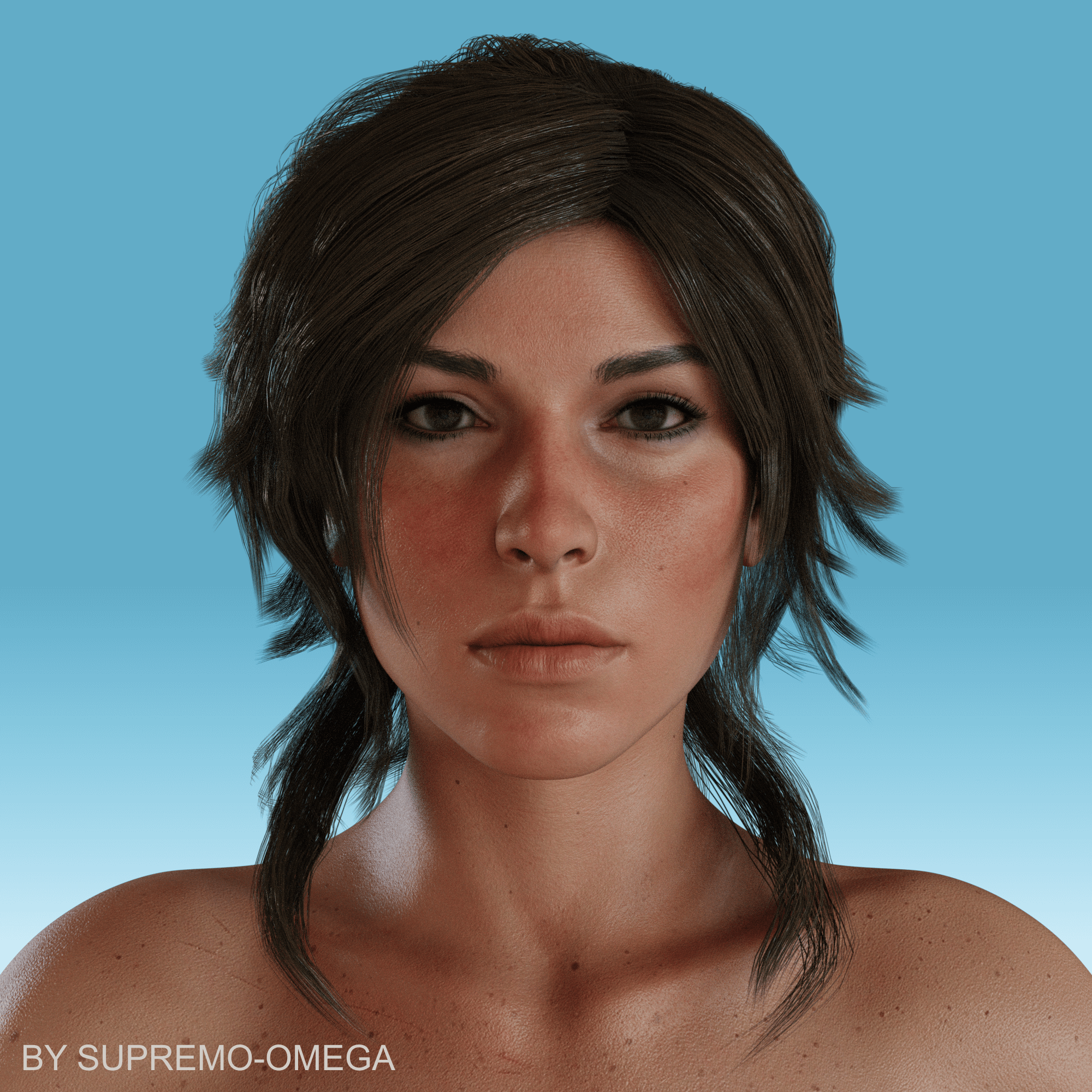 Tomb Raider 2024 Lara Croft Face Model