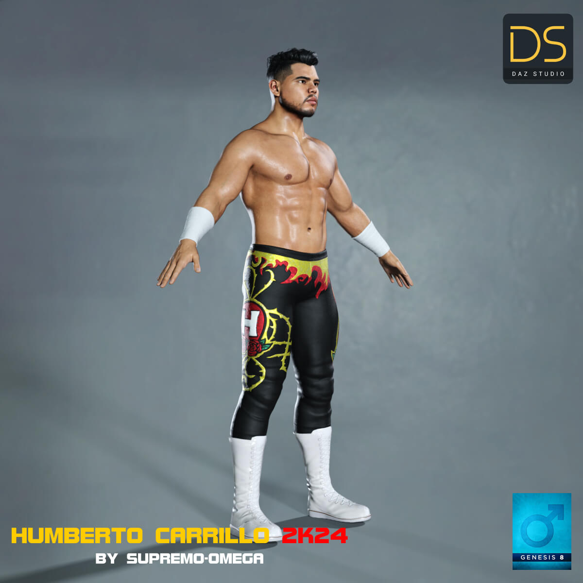 Humberto Carrillo 2K24 for G8 Male - Daz Content by supremoomega
