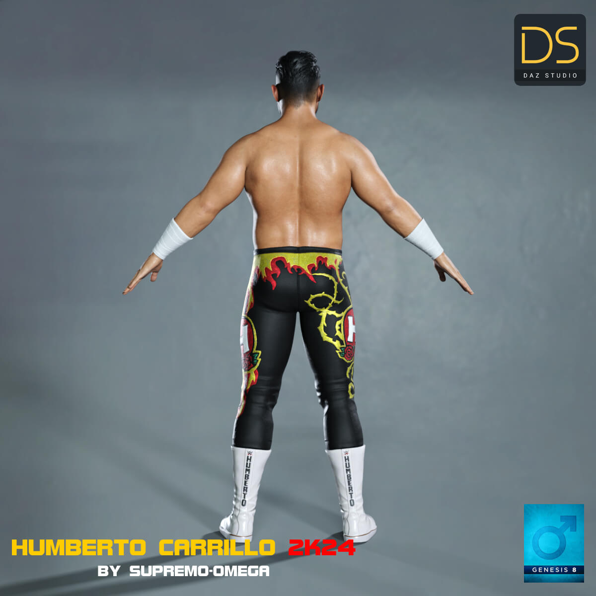 Humberto Carrillo 2K24 for G8 Male - Daz Content by supremoomega
