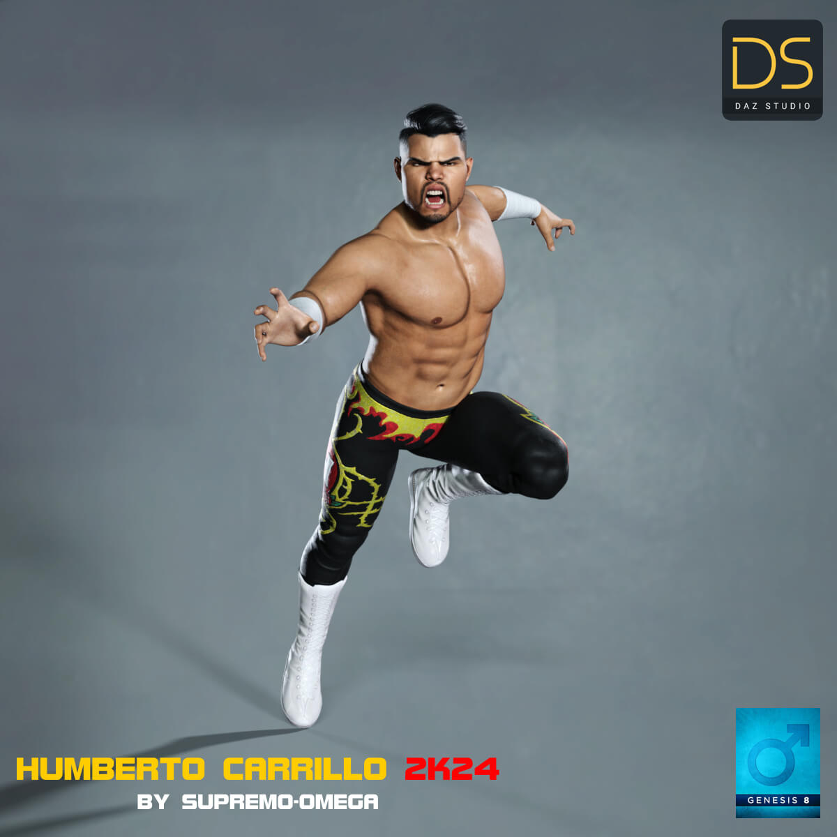Humberto Carrillo 2K24 for G8 Male - Daz Content by supremoomega