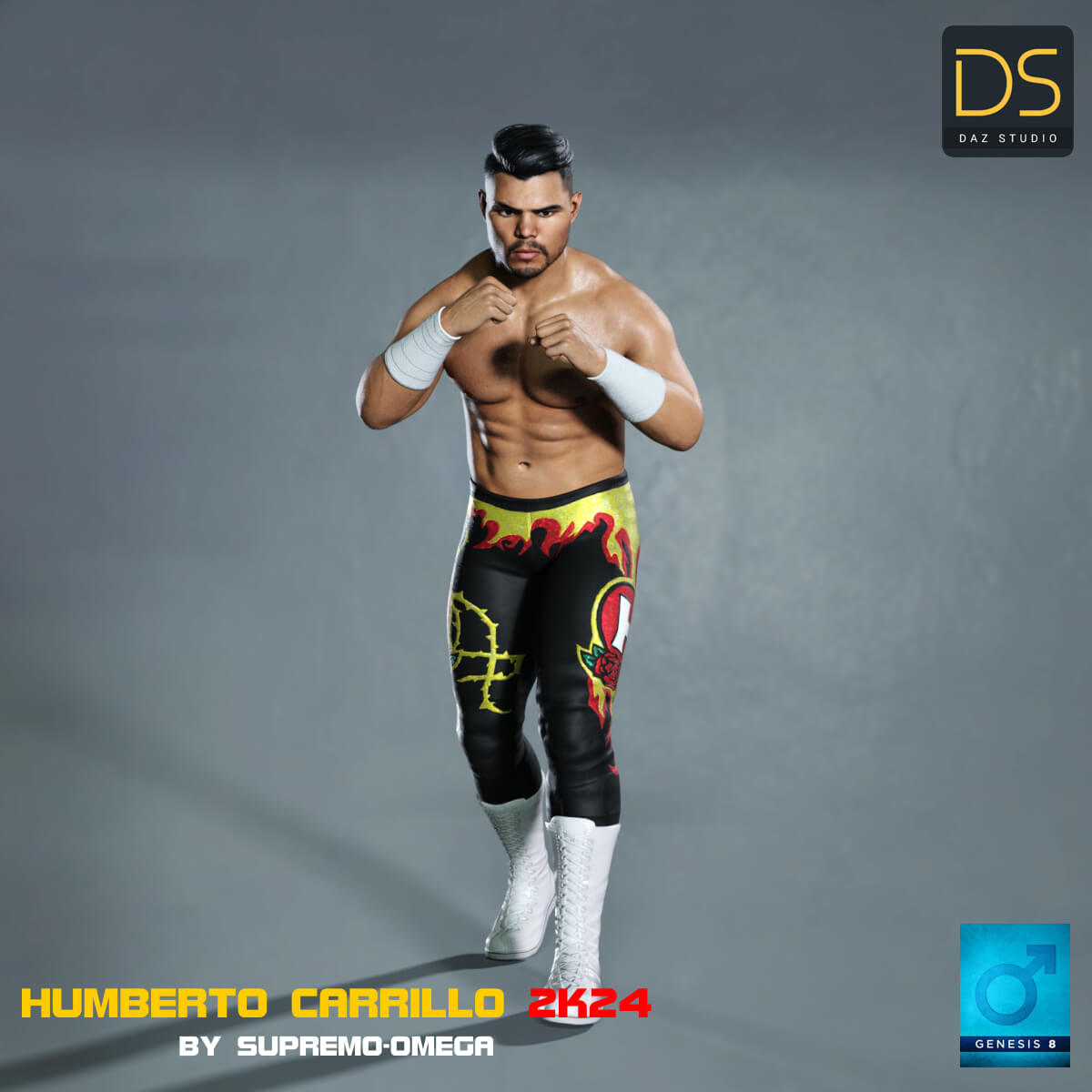 Humberto Carrillo 2K24 for G8 Male - Daz Content by supremoomega