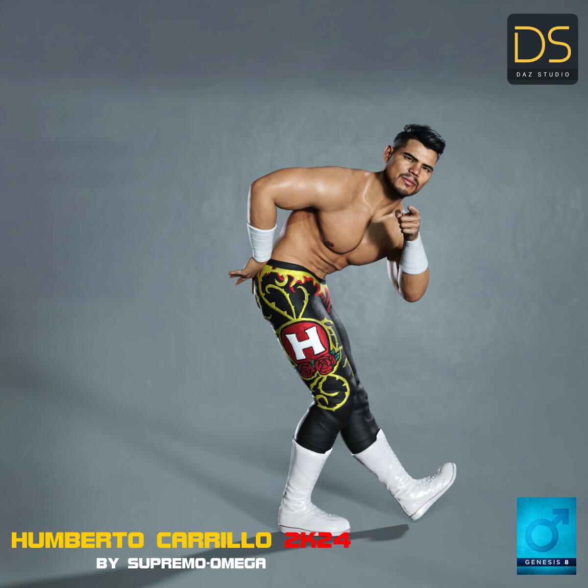 Humberto Carrillo 2K24 for G8 Male - Daz Content by supremoomega