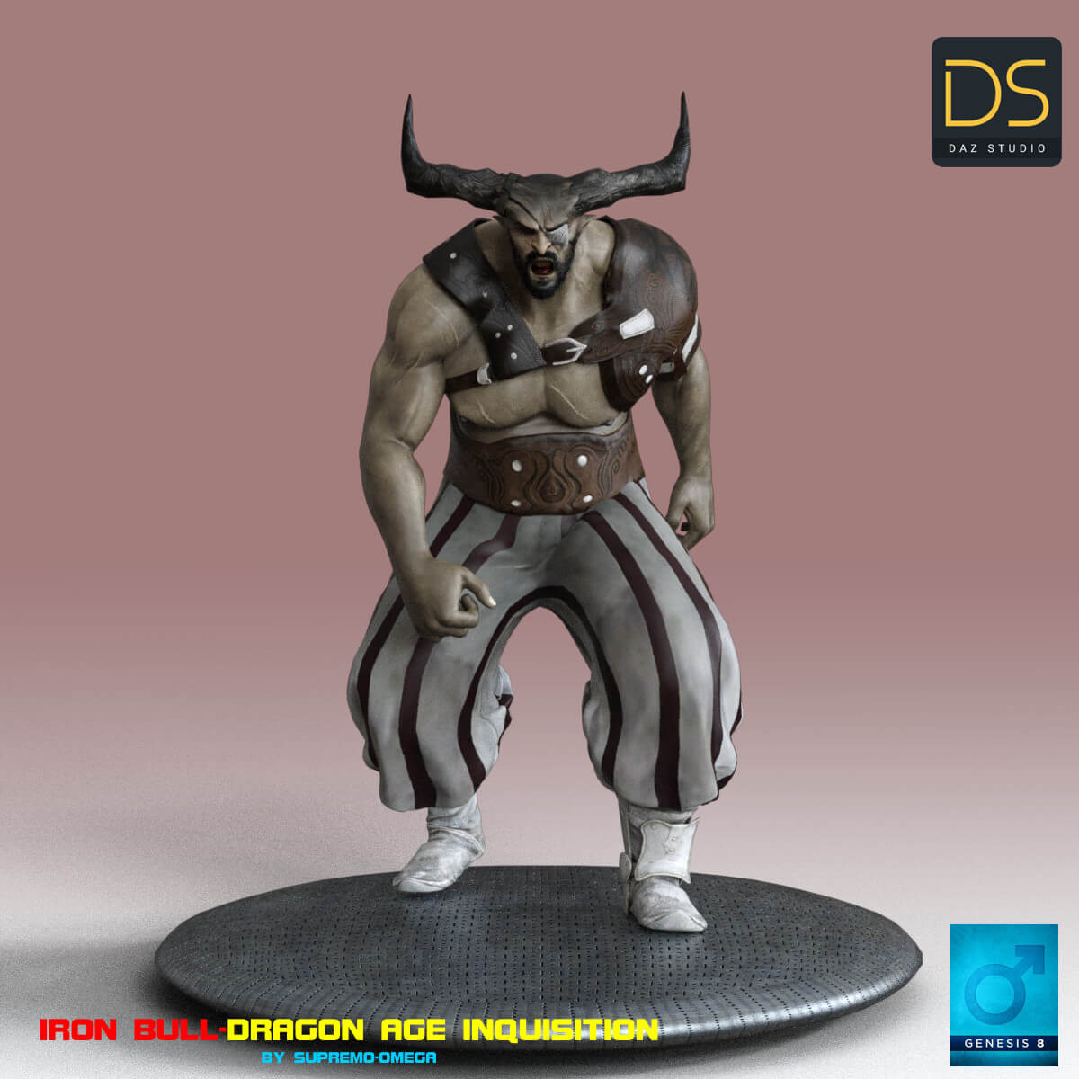 Iron Bull for G8 Male - Daz Content by supremoomega