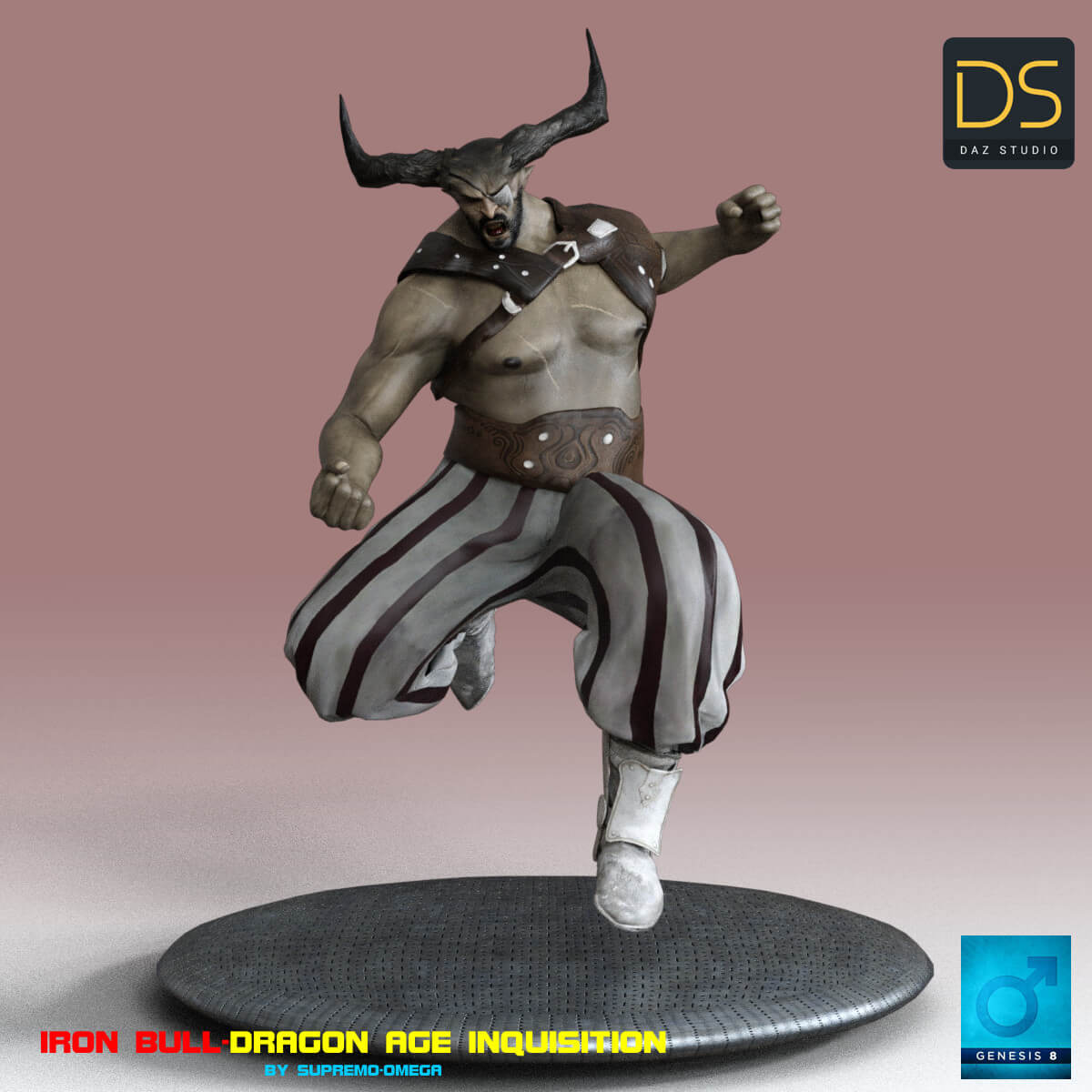 Iron Bull for G8 Male - Daz Content by supremoomega