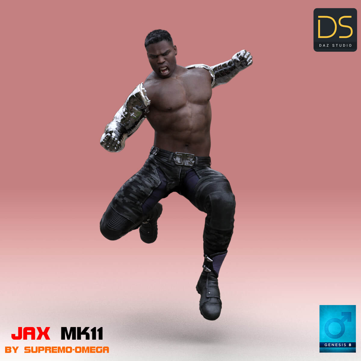 Jax MK11 for G8 Male - Daz Content by supremoomega