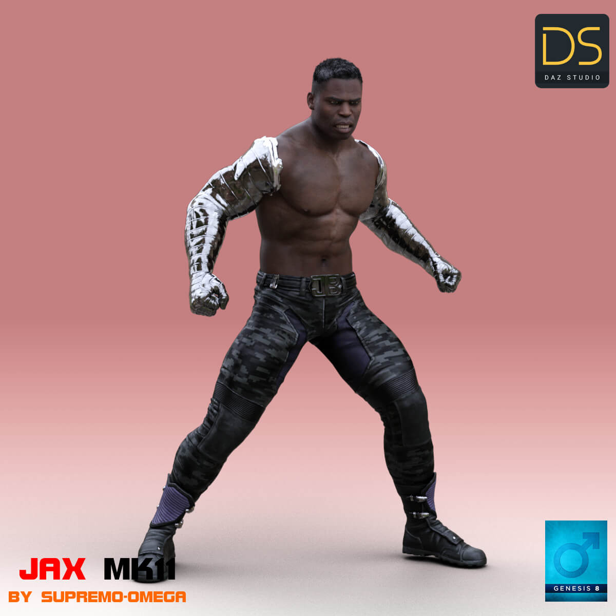 Jax MK11 for G8 Male - Daz Content by supremoomega