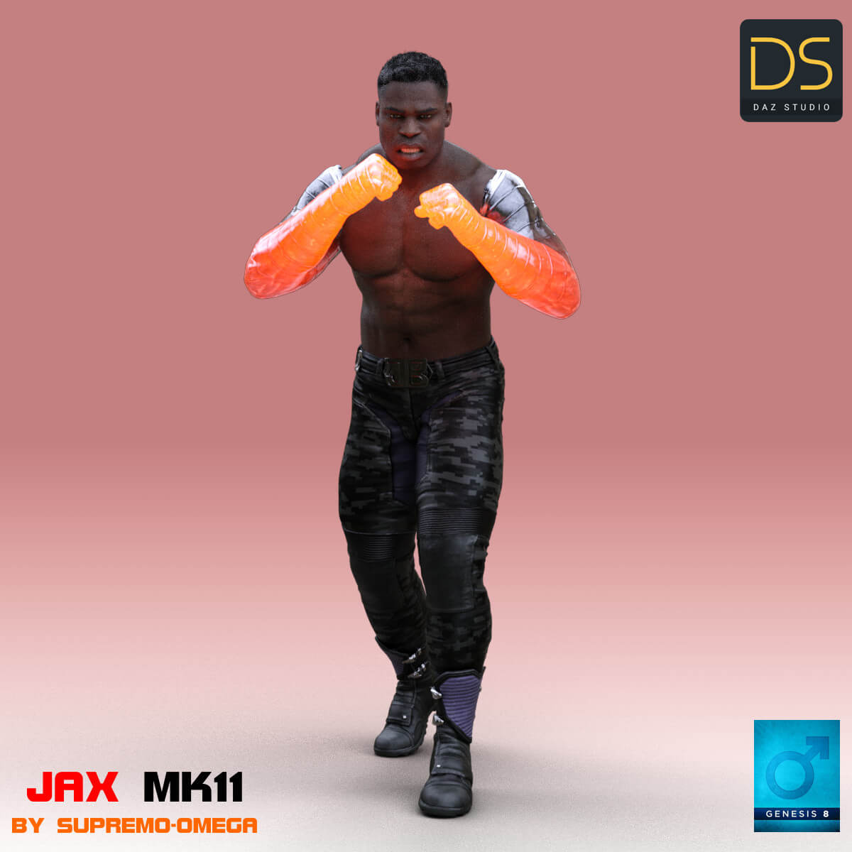 Jax MK11 for G8 Male - Daz Content by supremoomega