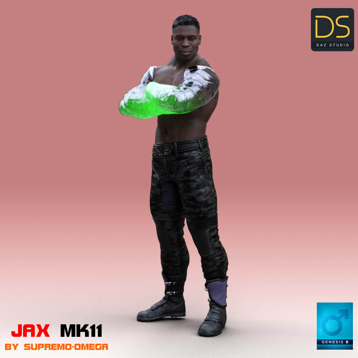 Jax MK11 for G8 Male - Daz Content by supremoomega