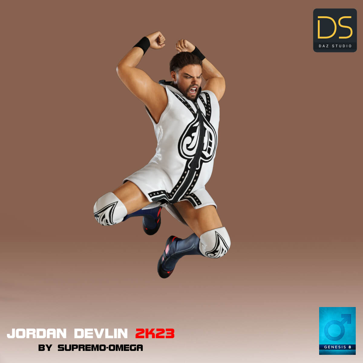 Jordan Devlin 2K23 for G8 Male - Daz Content by supremoomega