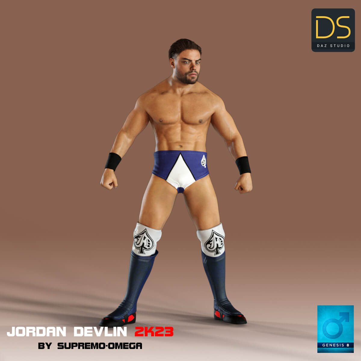 Jordan Devlin 2K23 for G8 Male - Daz Content by supremoomega
