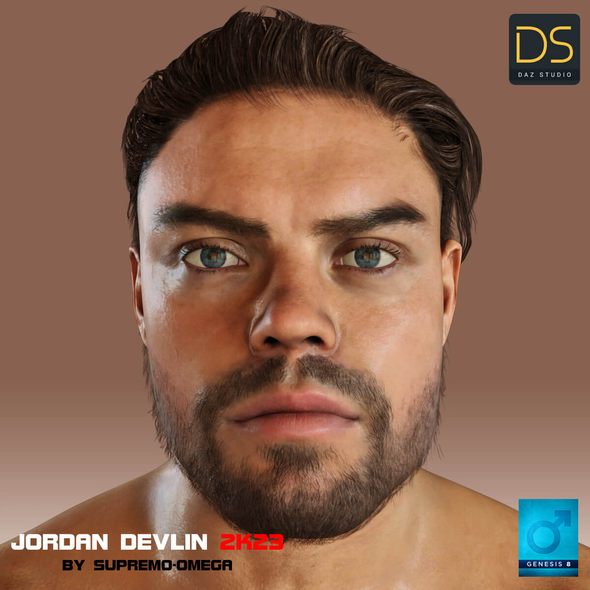 Jordan Devlin 2K23 for G8 Male - Daz Content by supremoomega