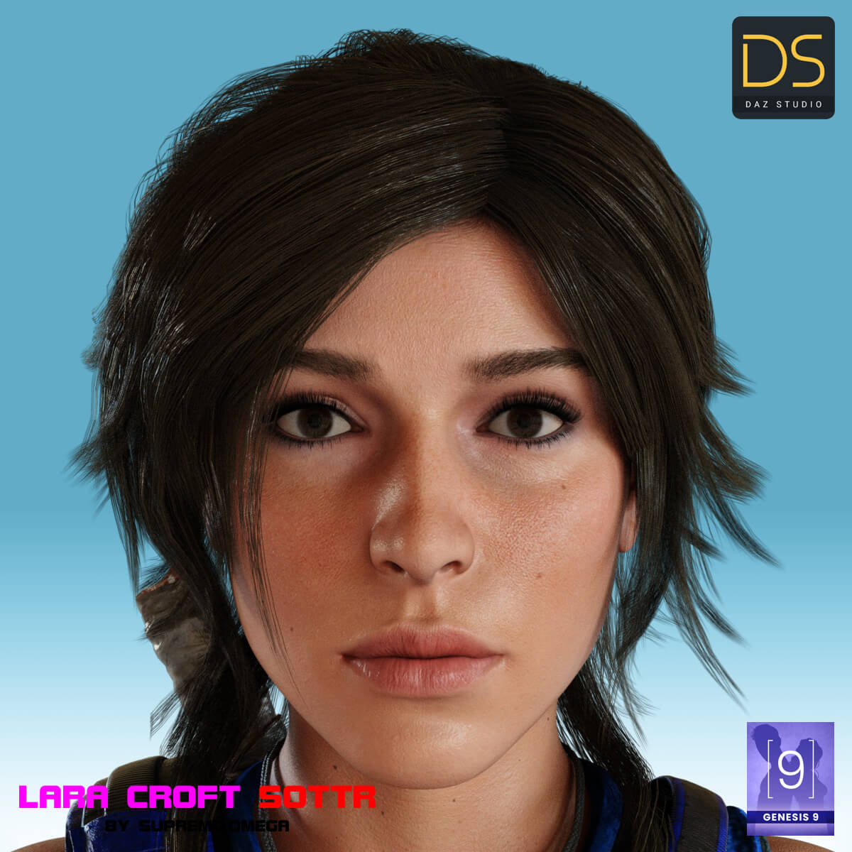 Lara Croft Shadow of The Tomb Raider for G9 - Daz Content by supremoomega