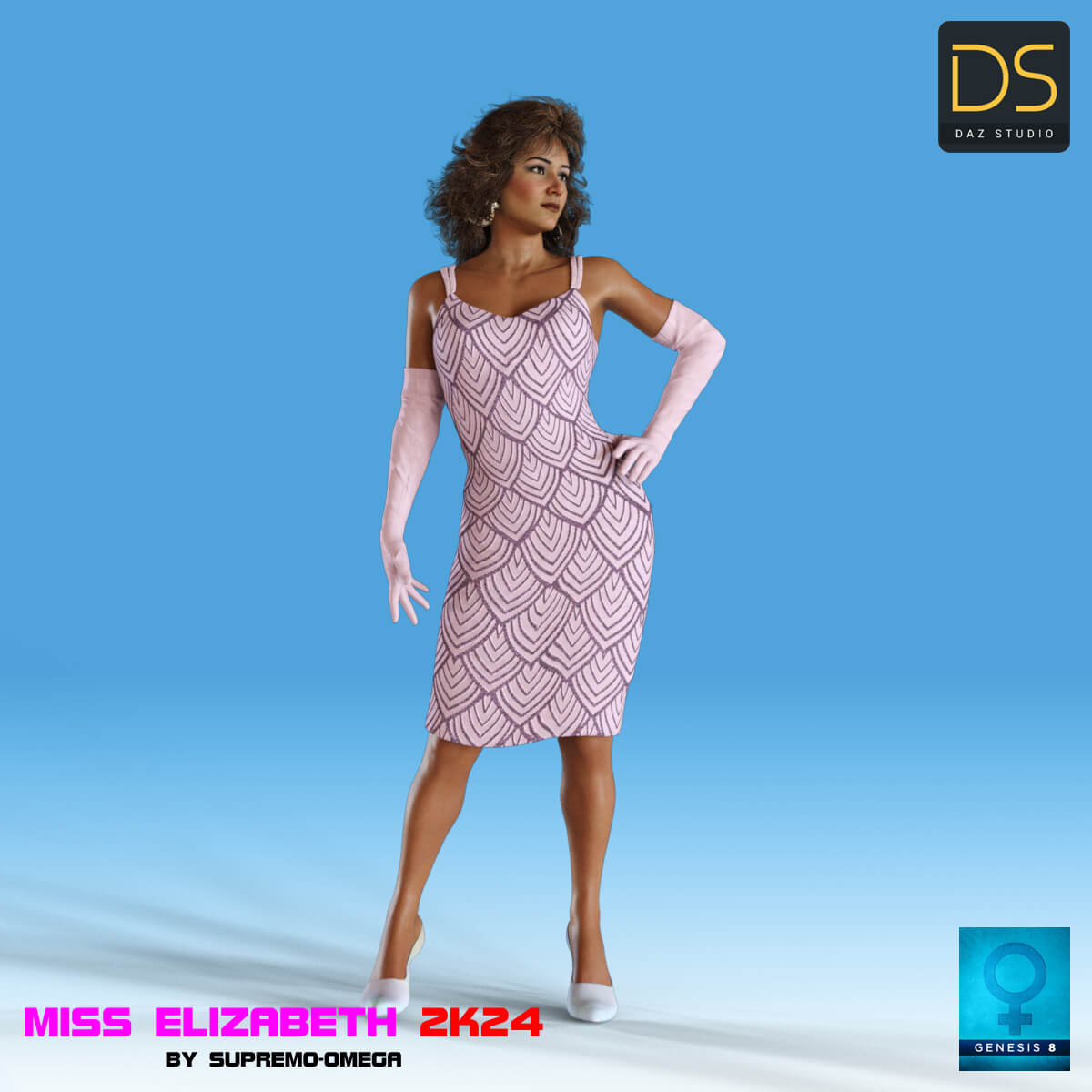Miss Elizabeth 2K24 for G8 Female - Daz Content by supremoomega