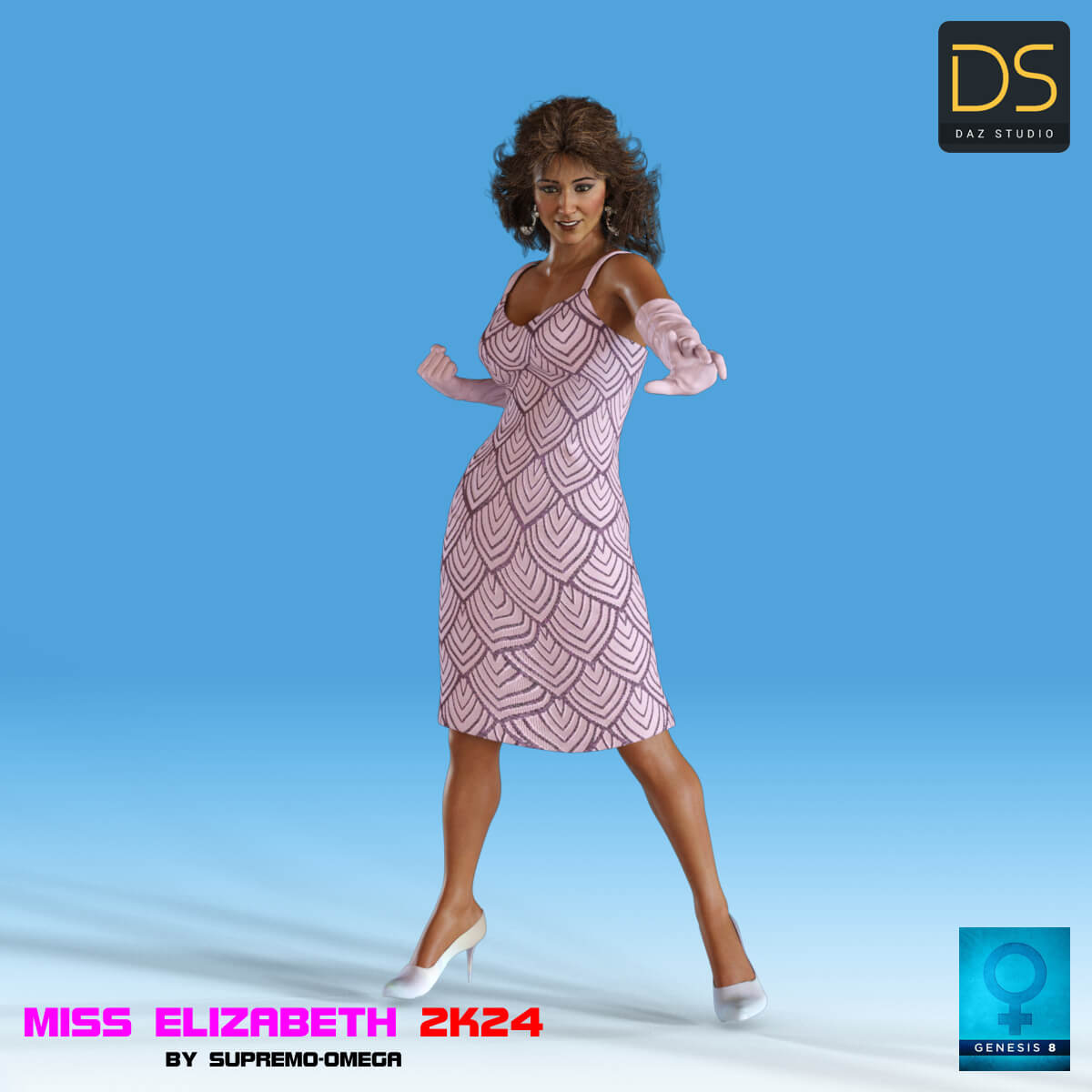 Miss Elizabeth 2K24 for G8 Female - Daz Content by supremoomega