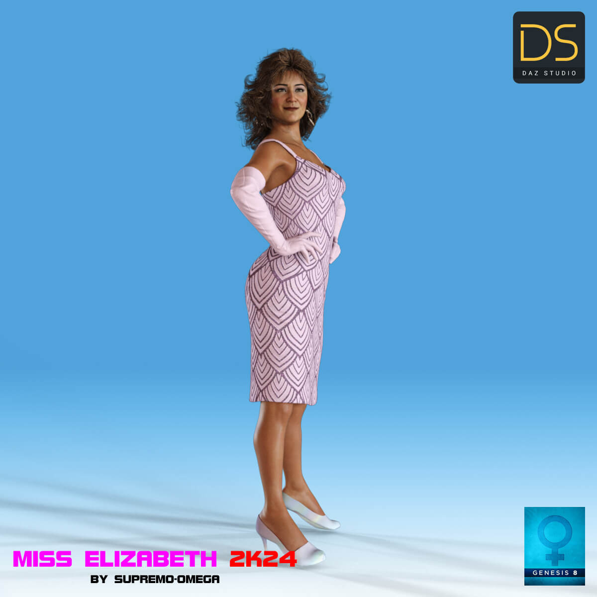 Miss Elizabeth 2K24 for G8 Female - Daz Content by supremoomega
