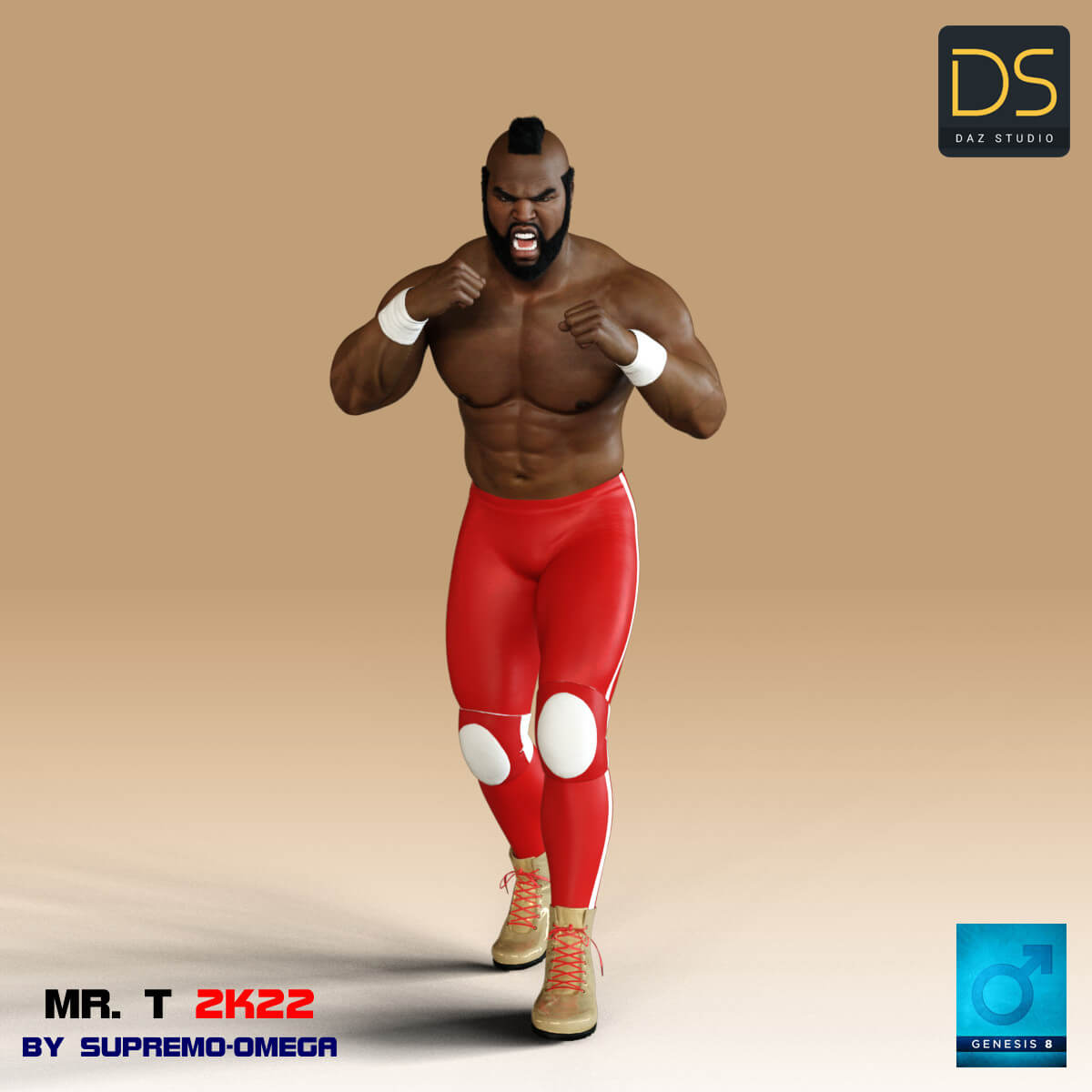 MR T 2K22 for G8 Male - Daz Content by supremoomega