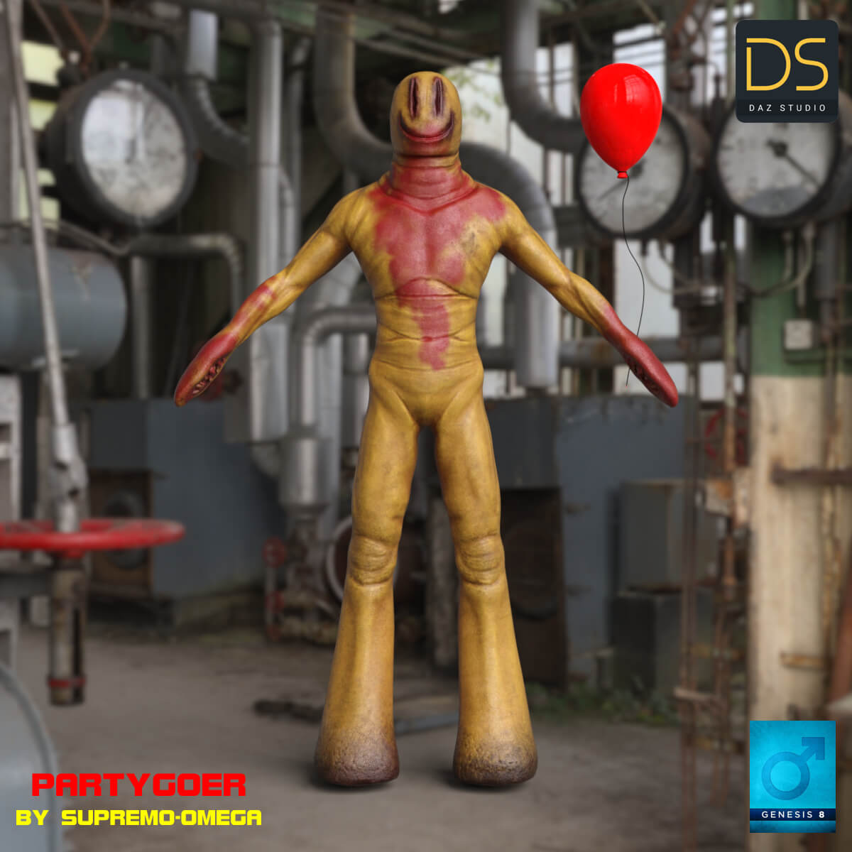 PartyGoer Clothing for G8 Male - Daz Content by supremoomega
