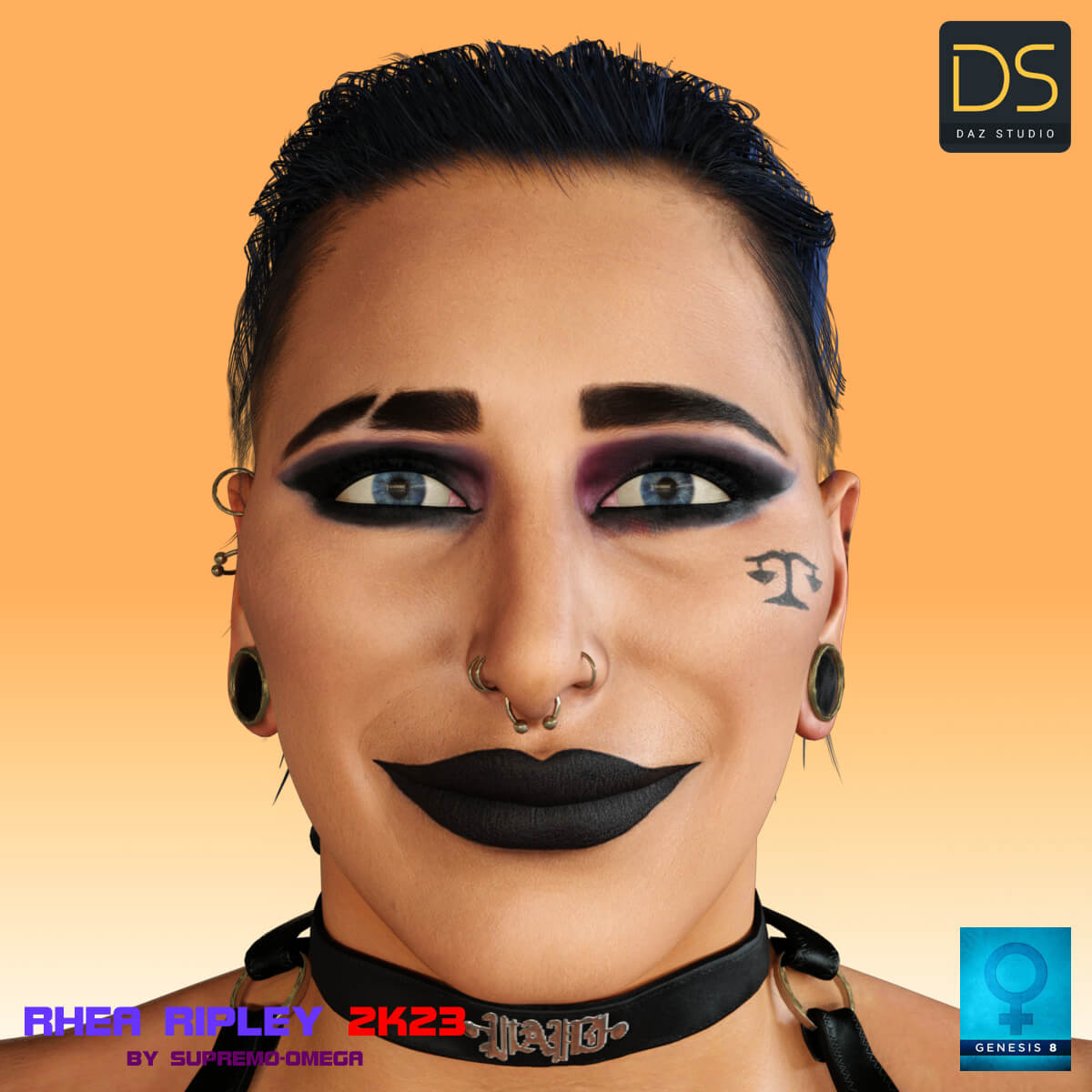 Rhea Ripley 2K23 for G8 Female - Daz Content by supremoomega