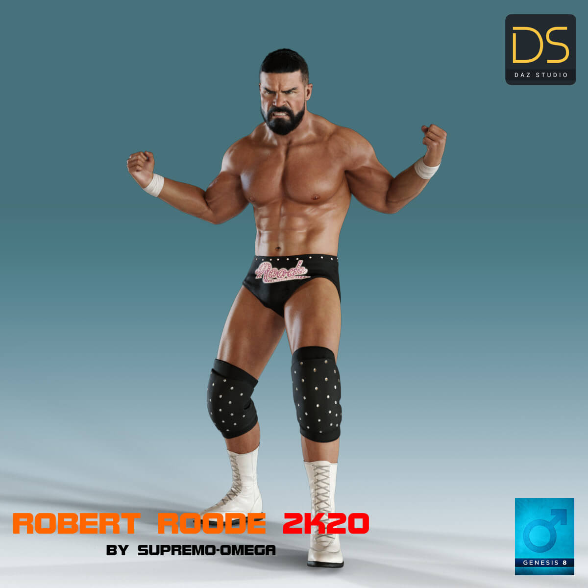 Robert Roode 2k22 for G8 Male - Daz Content by supremoomega