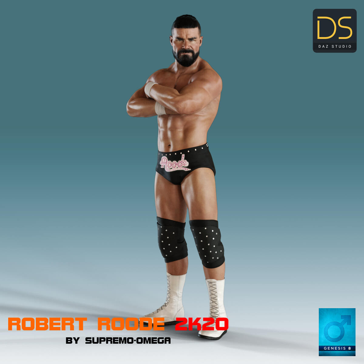 Robert Roode 2k22 for G8 Male - Daz Content by supremoomega