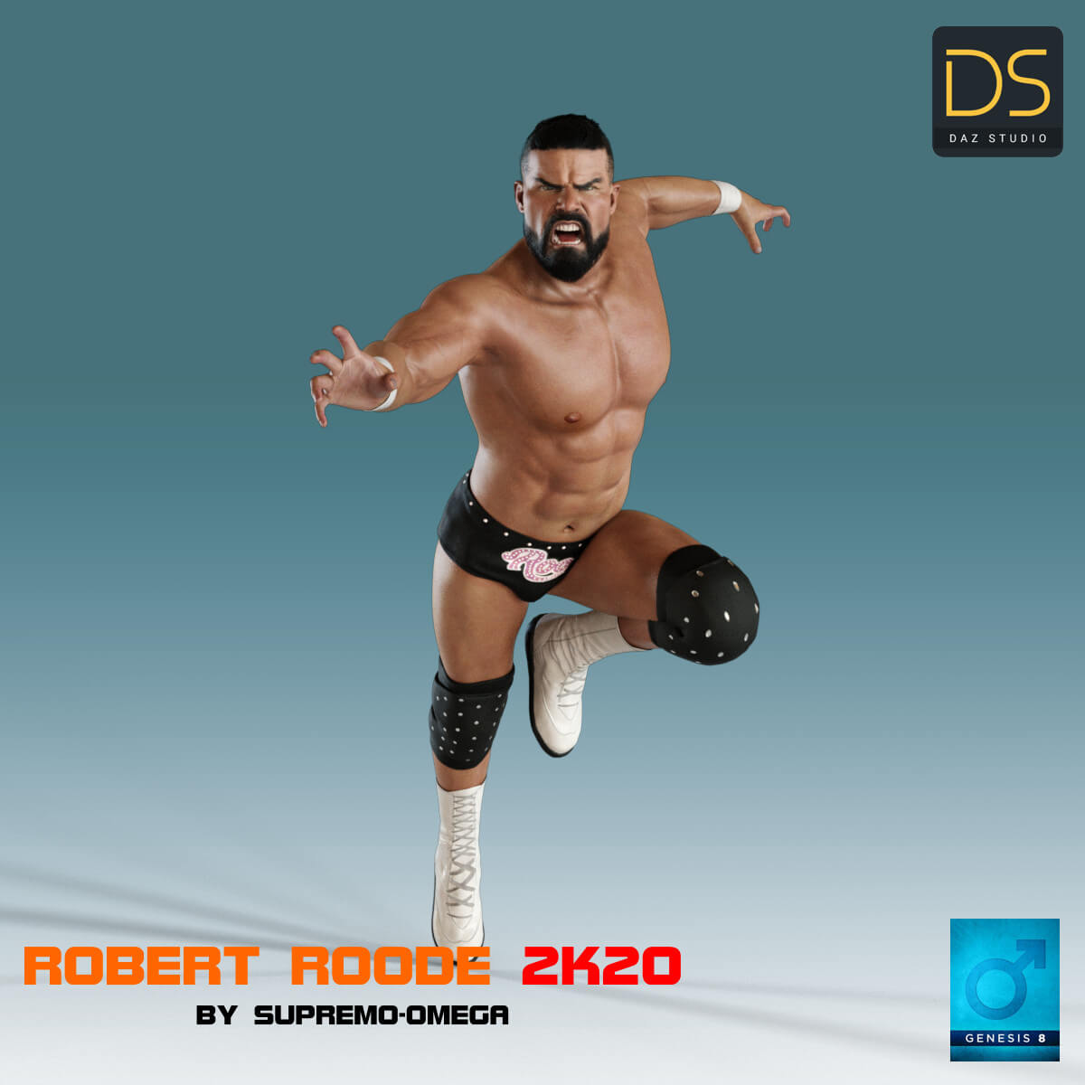 Robert Roode 2k22 for G8 Male - Daz Content by supremoomega