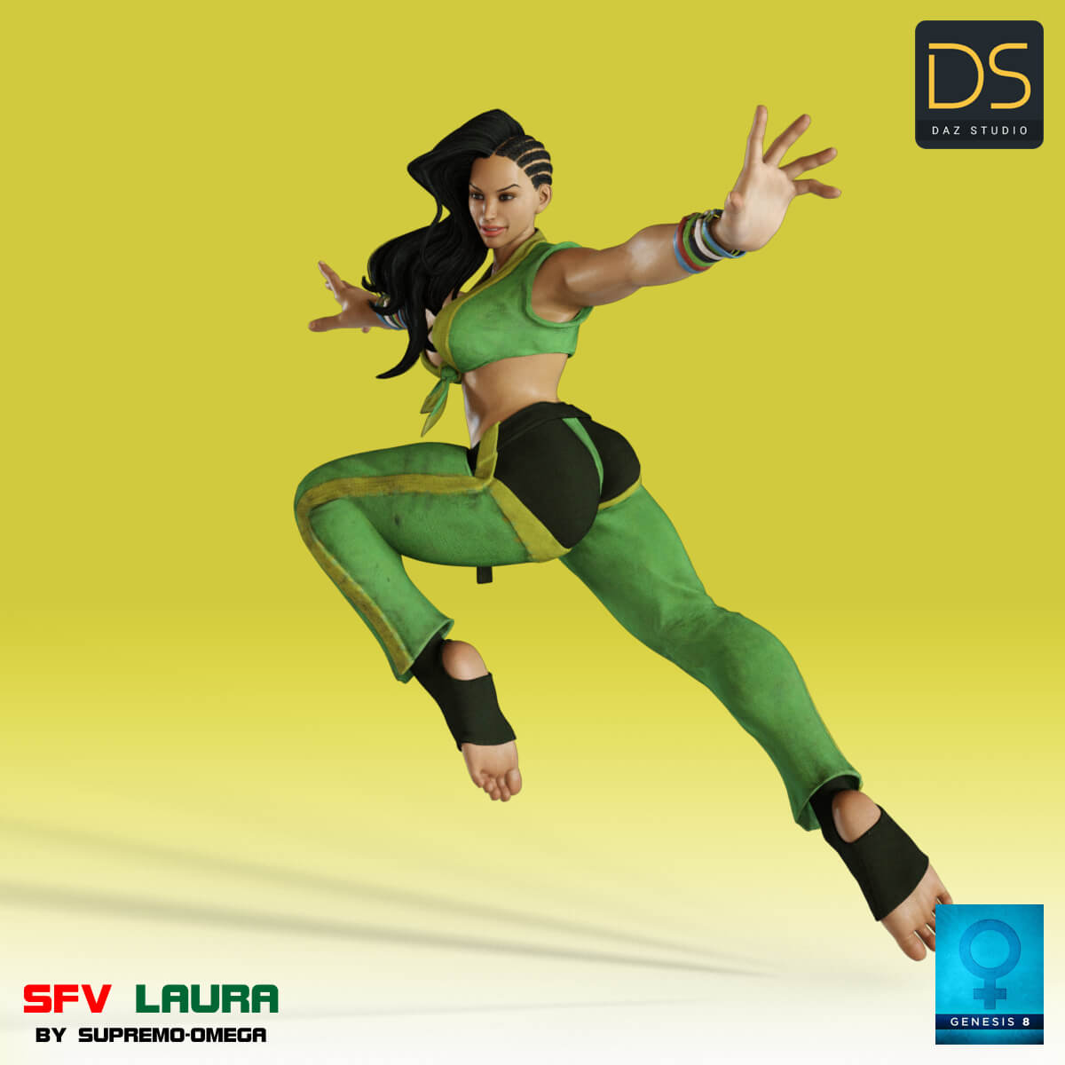 SFV Laura for G8 Female - Daz Content by supremoomega