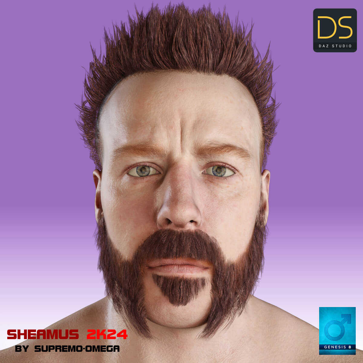 Sheamus 2K24 for G8 Male - Daz Content by supremoomega