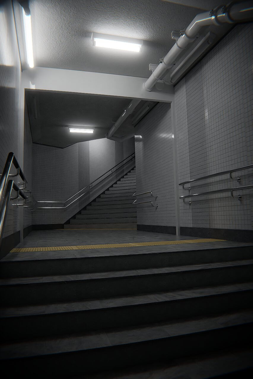 Subway 3D Render | RenderHub Gallery