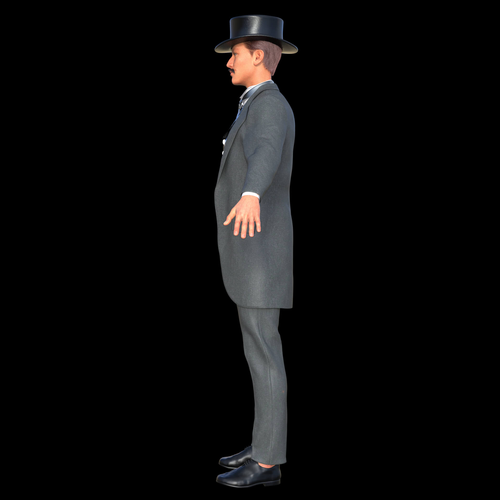 Gentleman Character - 3D Model by suresh012394