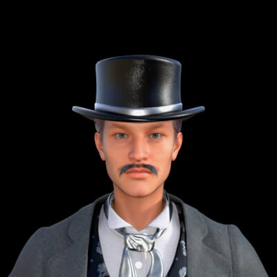 Gentleman Character - 3D Model by suresh012394