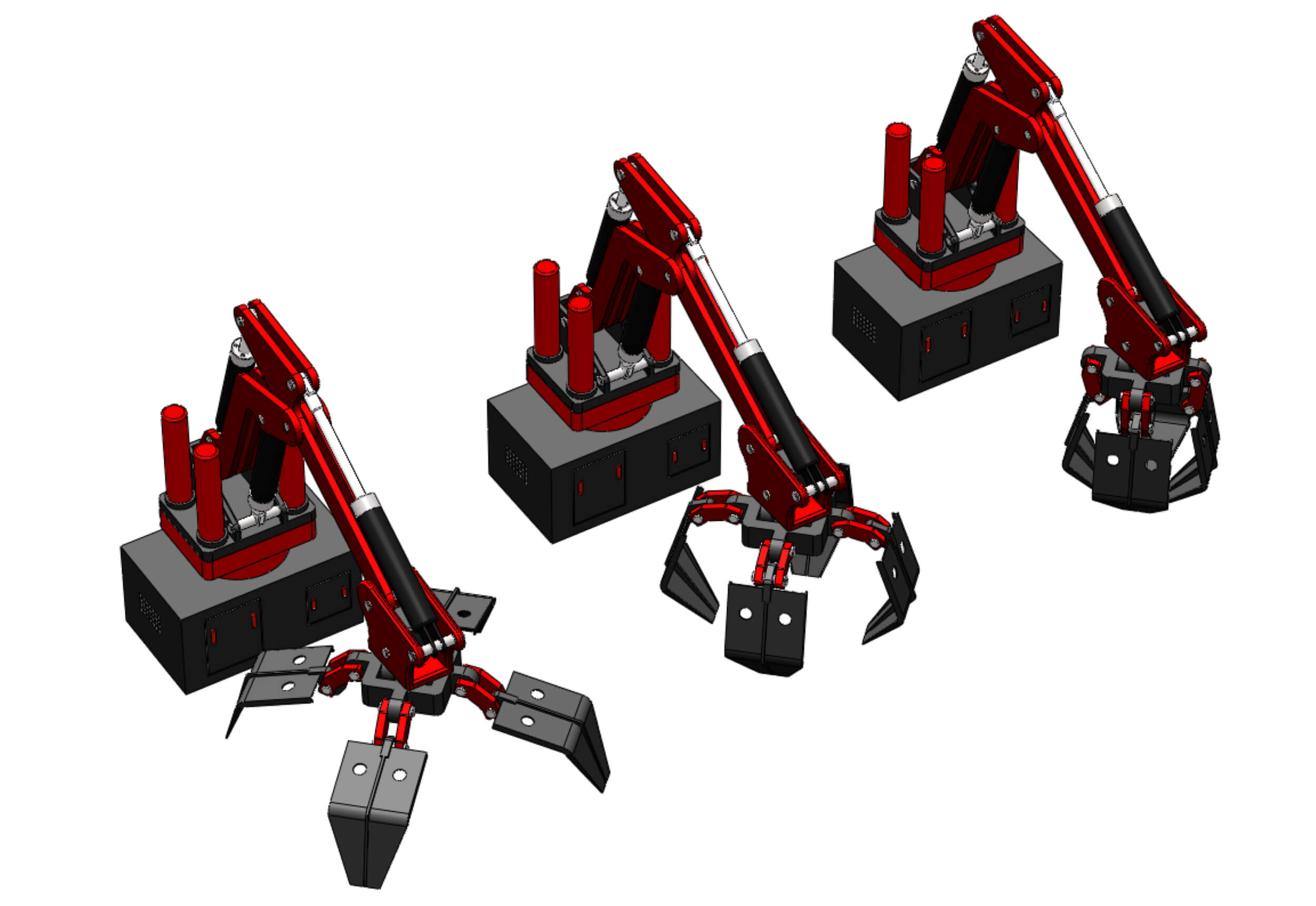 ARM LOADER LIFTING CRANE GRABBER GRAPPLE HOOK JAW TONG HOOK - 3D Model ...