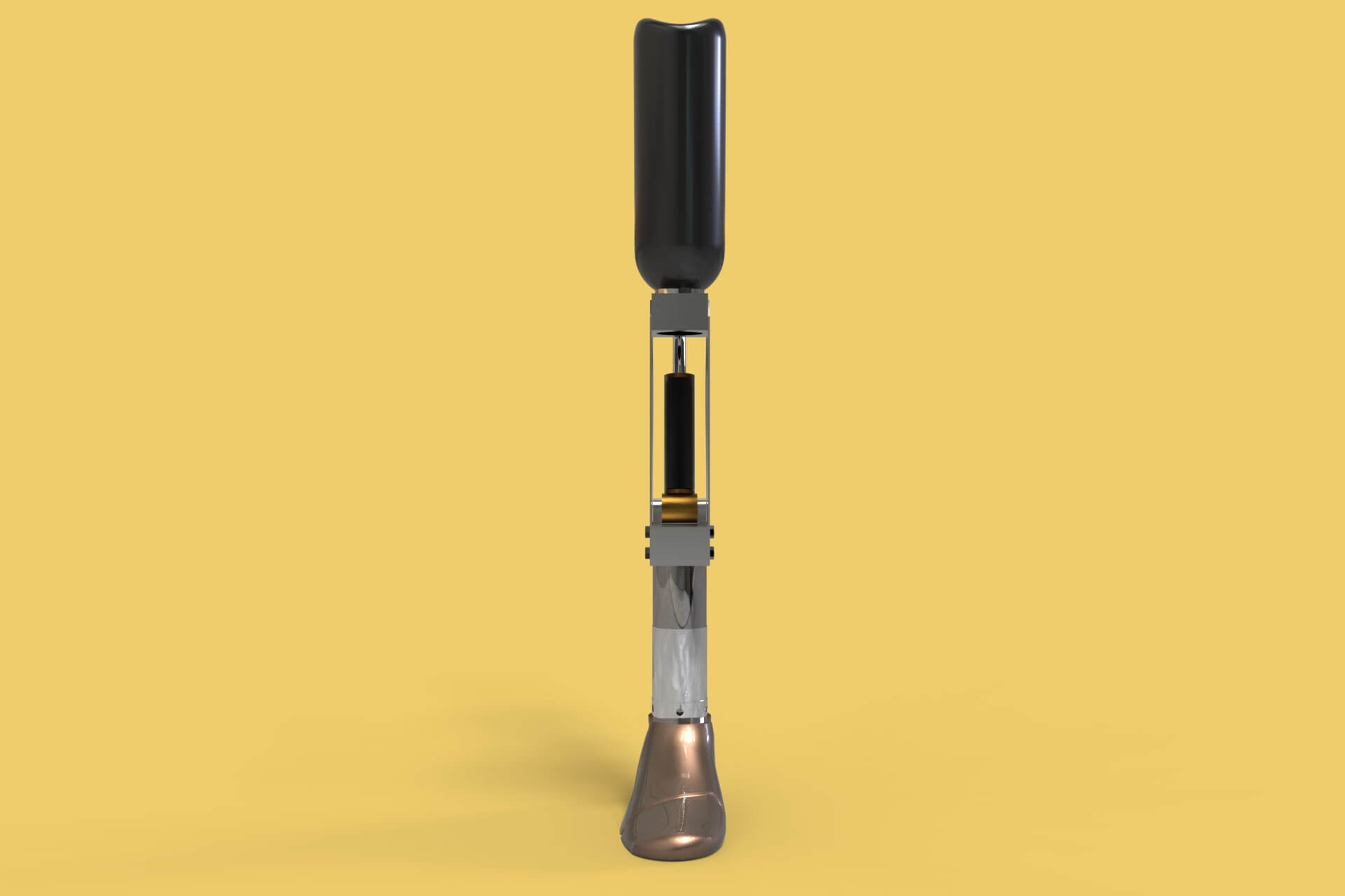 Artificial Pneumatic Prosthetic Leg - 3D Model by surf3d