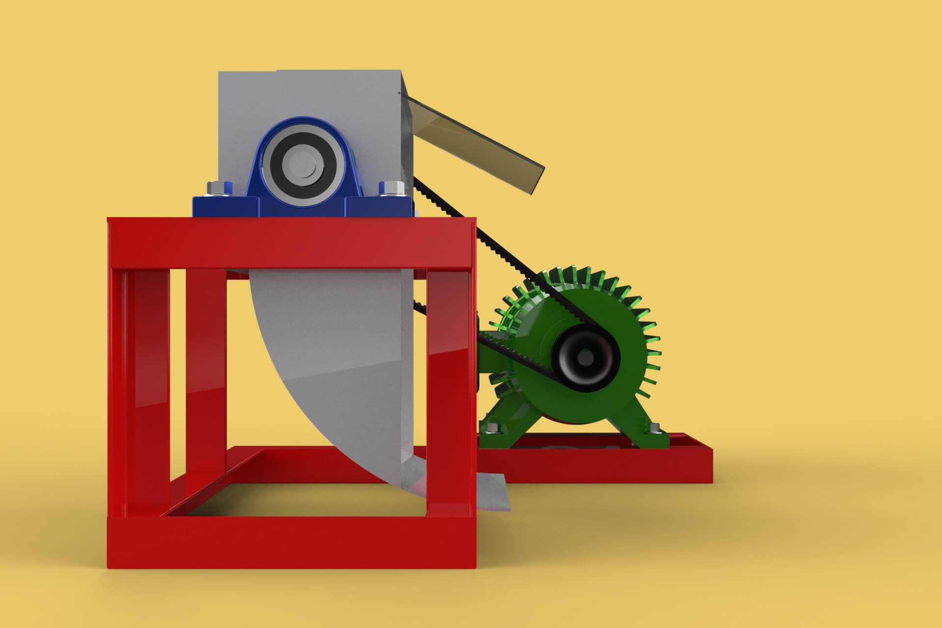 Auto Electric Coconut Grating Machine Shredder Scraper Chop - 3D Model ...